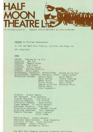 Hamlet (1979) : Stages of Half Moon