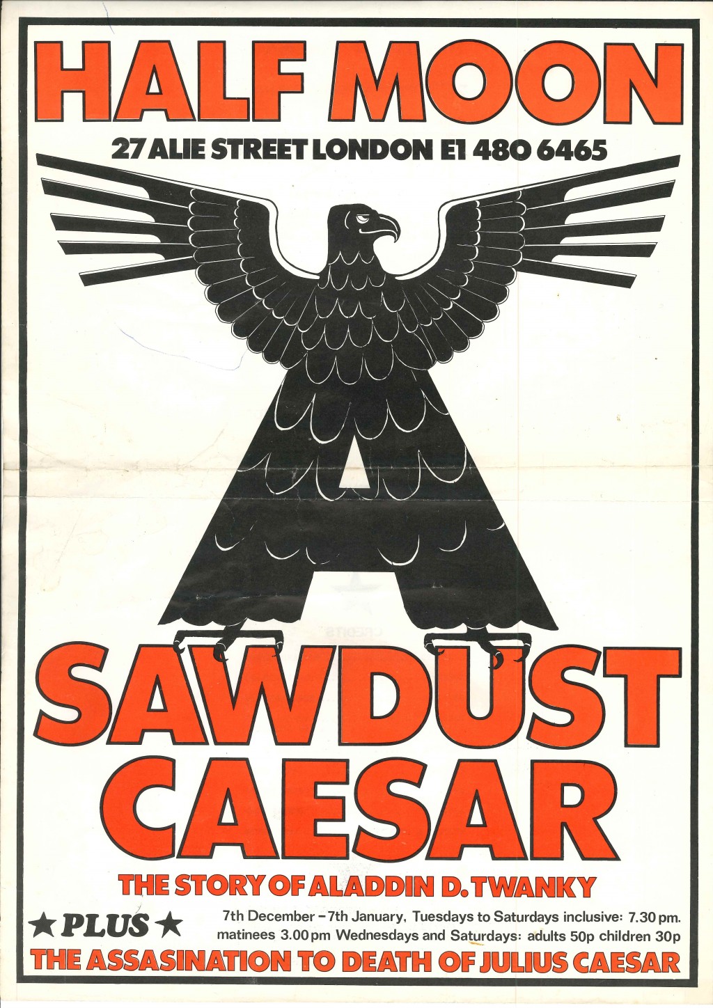 Sawdust Caesar (1972) : Stages of Half Moon