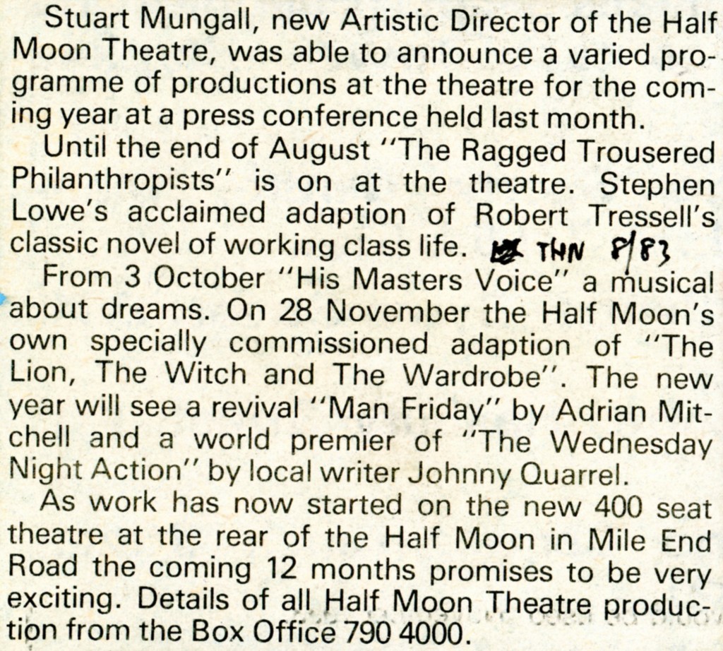 Stuart Mungall : Stages of Half Moon