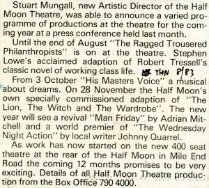 Stuart Mungall : Stages of Half Moon