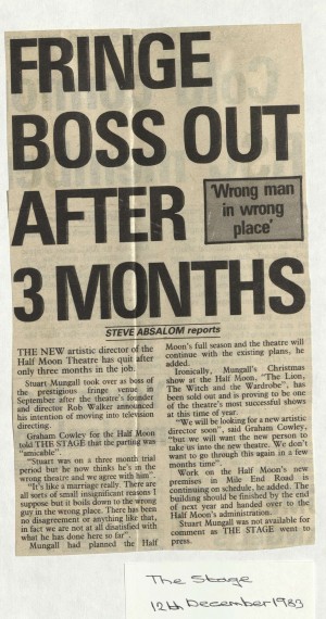 Stuart Mungall : Stages of Half Moon