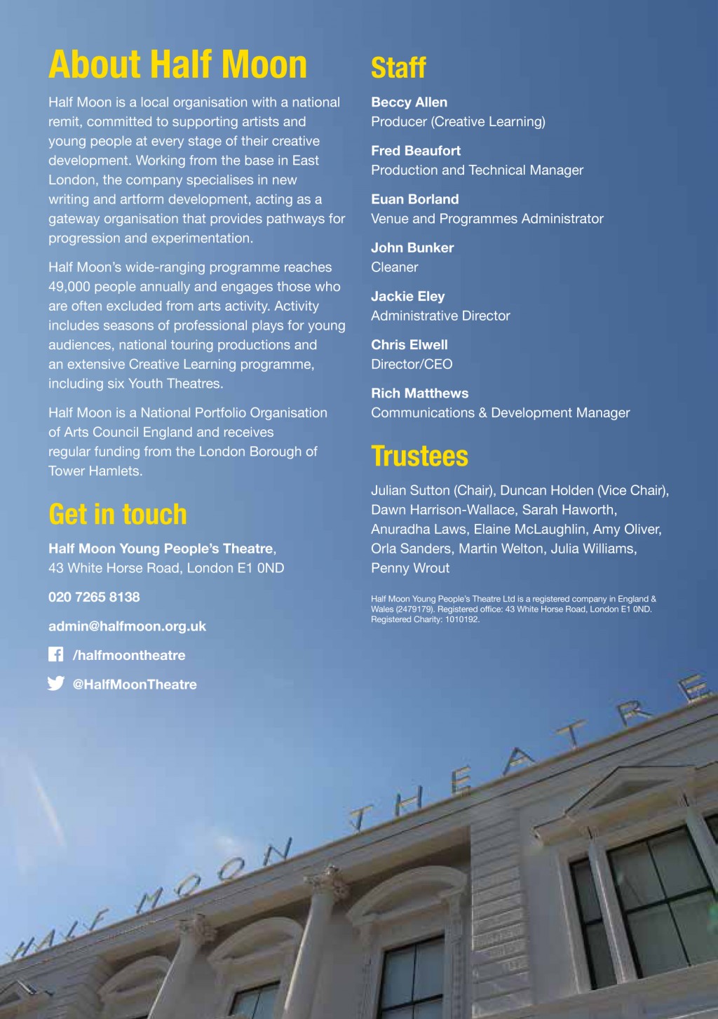 White Horse Road : Stages of Half Moon